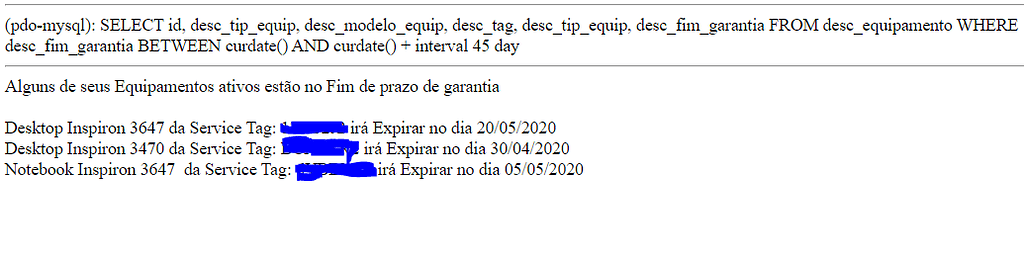 Enviando consulta condicional por email [Resolvido] - Consultas - Scriptcase Low-code